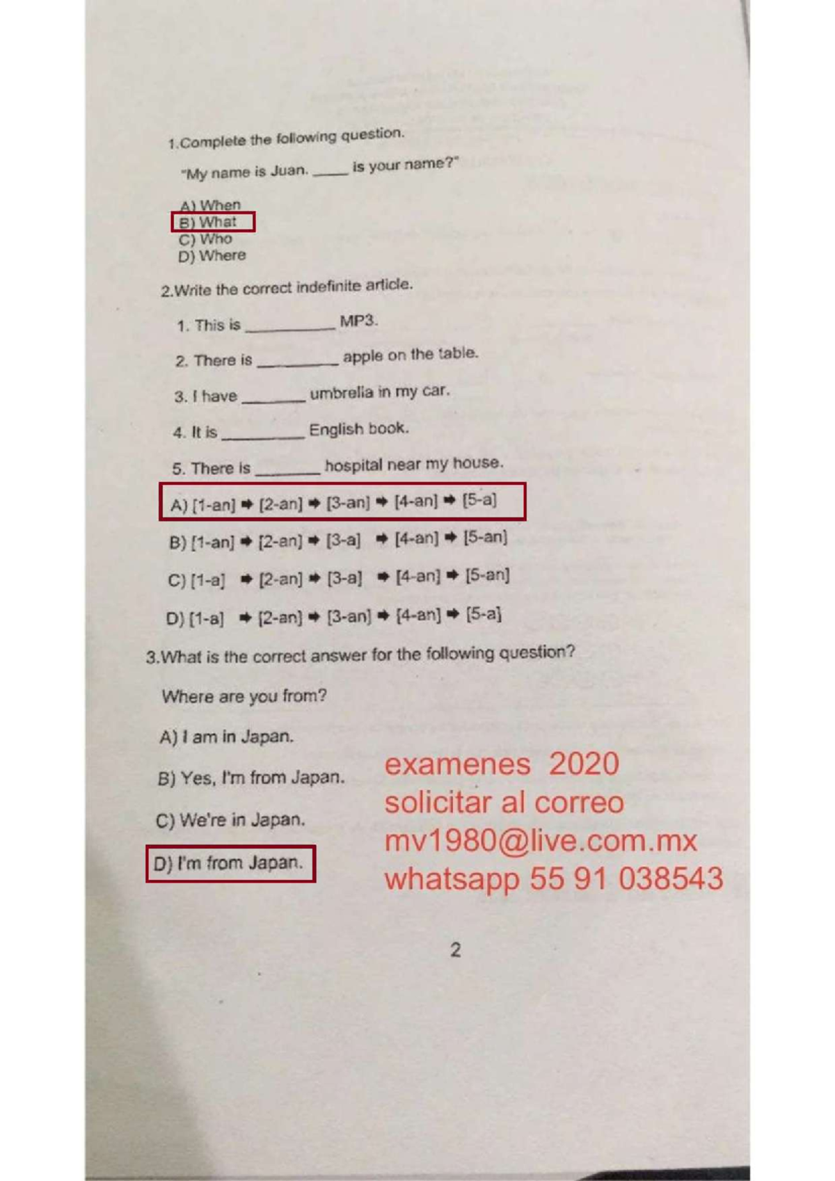 M5 Examen 01 - Ingles - Studocu