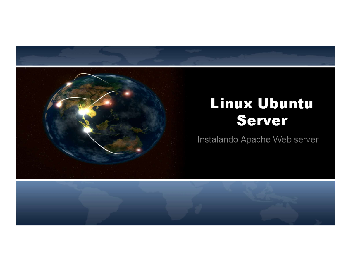 Guía instalacion y configuración Apache web Server - Linux Ubuntu ...