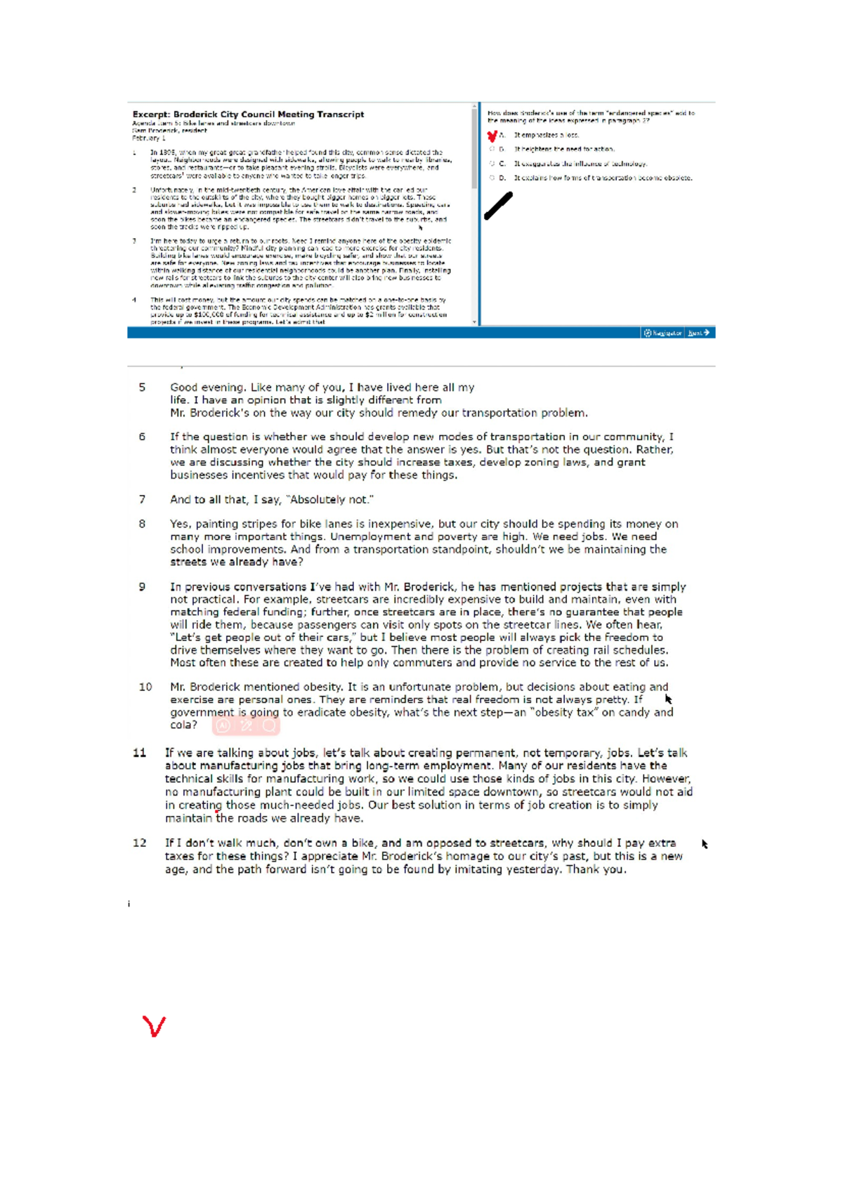 考试题目 - ,,, - Excerpt: Broderick City Council Meeting Transcript How ...