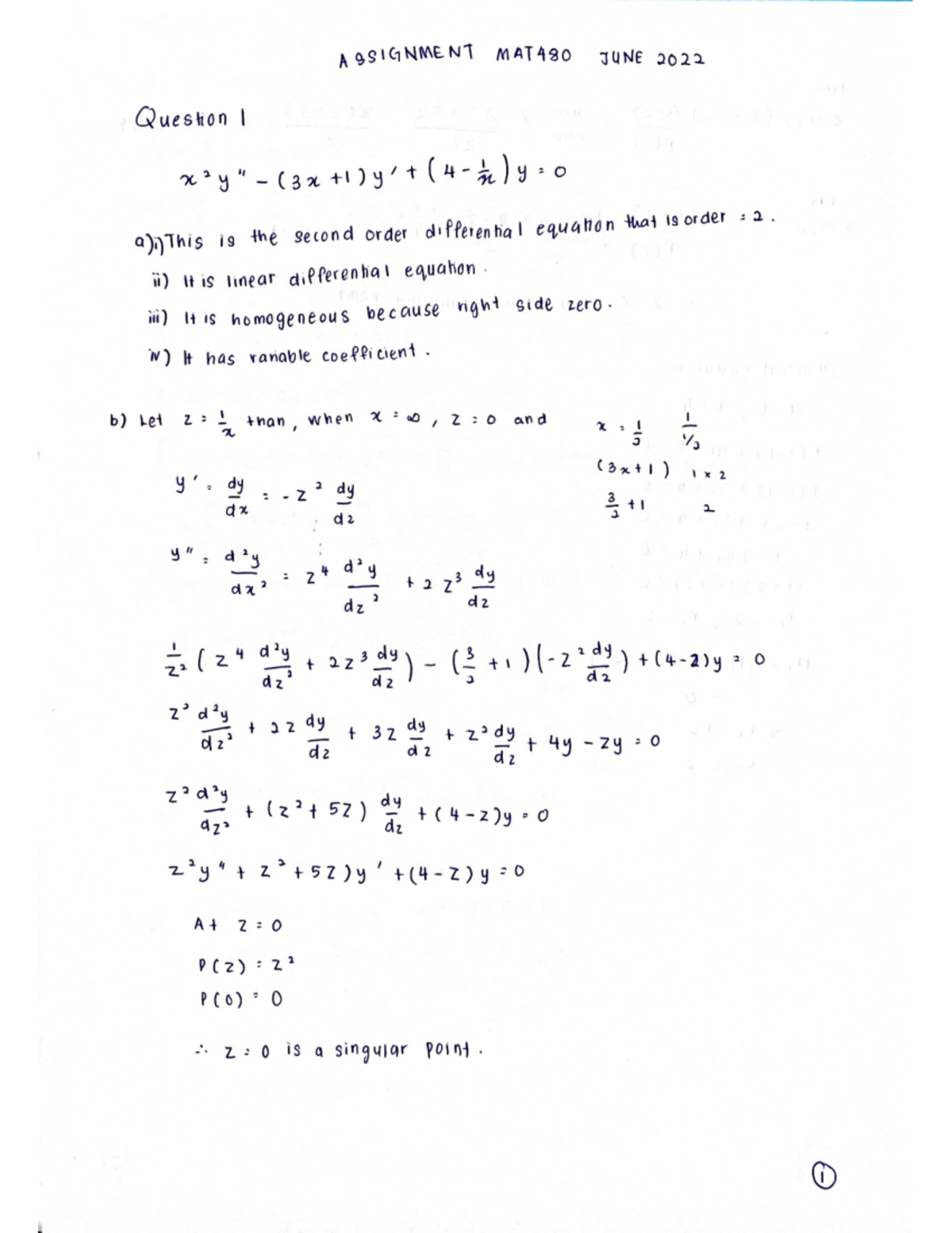 Test mathematics 2022 - Studocu