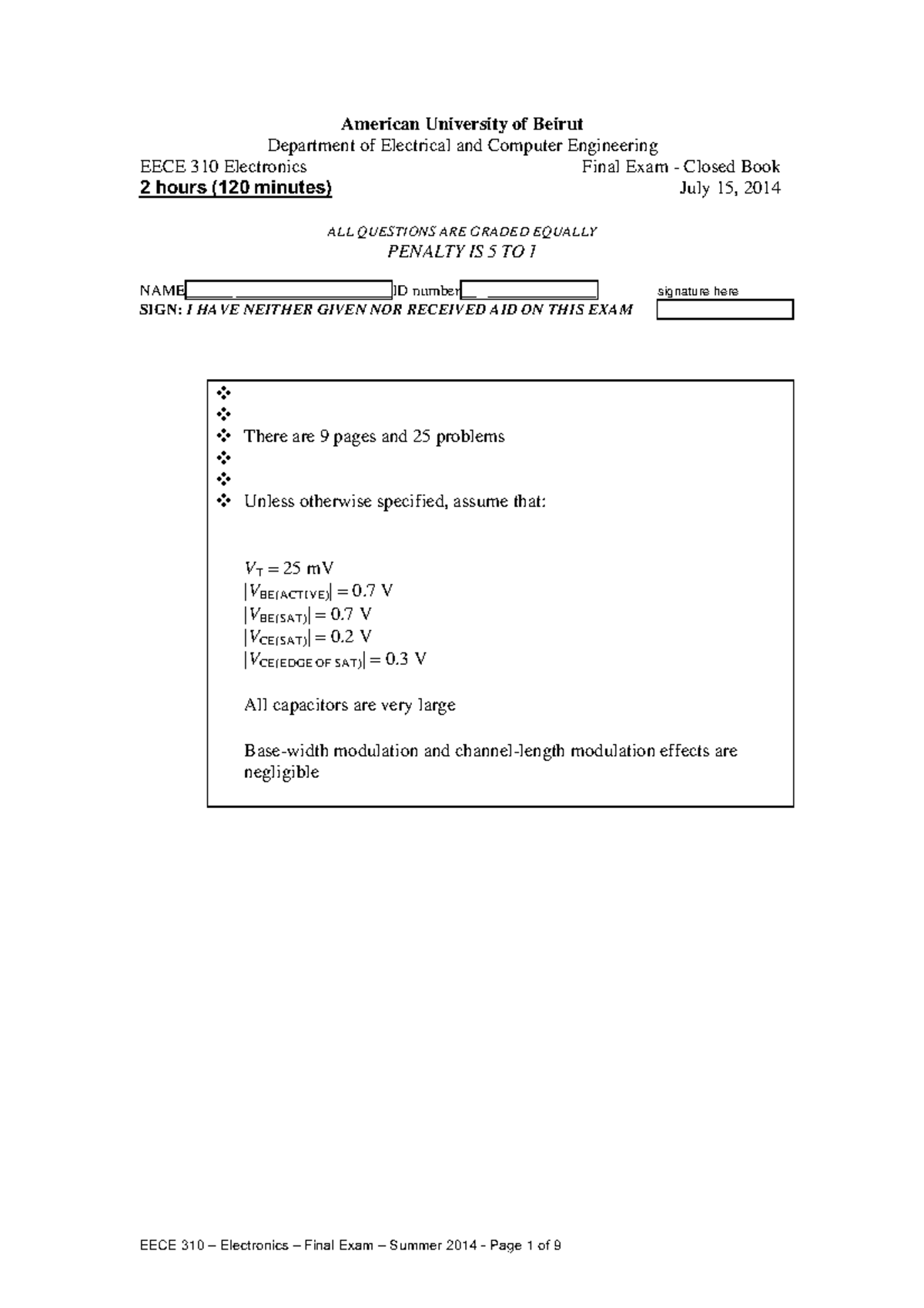 Final 2014 summer - exam5 - American - Studocu