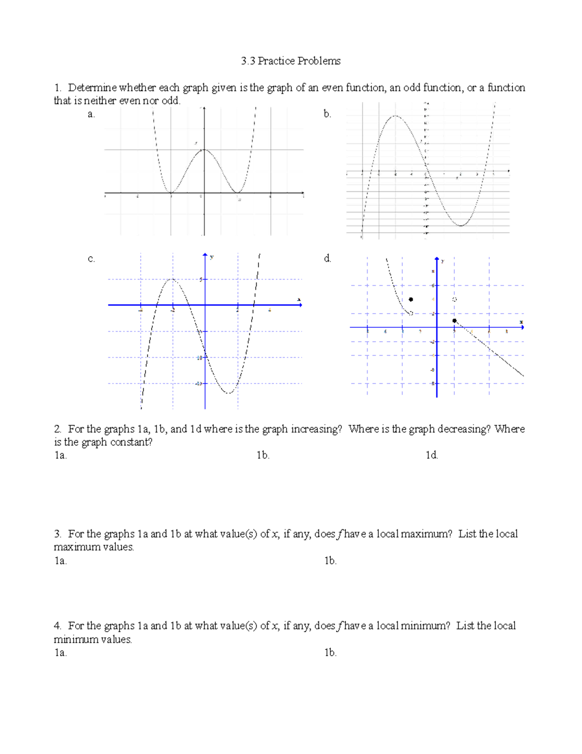 MAT117-3 3-Practice-Problems - 3 Practice Problems Determine whether ...