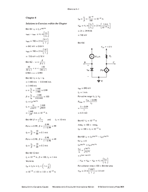 Sedra Smith 8Xe Chapter 03 Solutions - Exercise 3– Chapter 3 Solutions ...