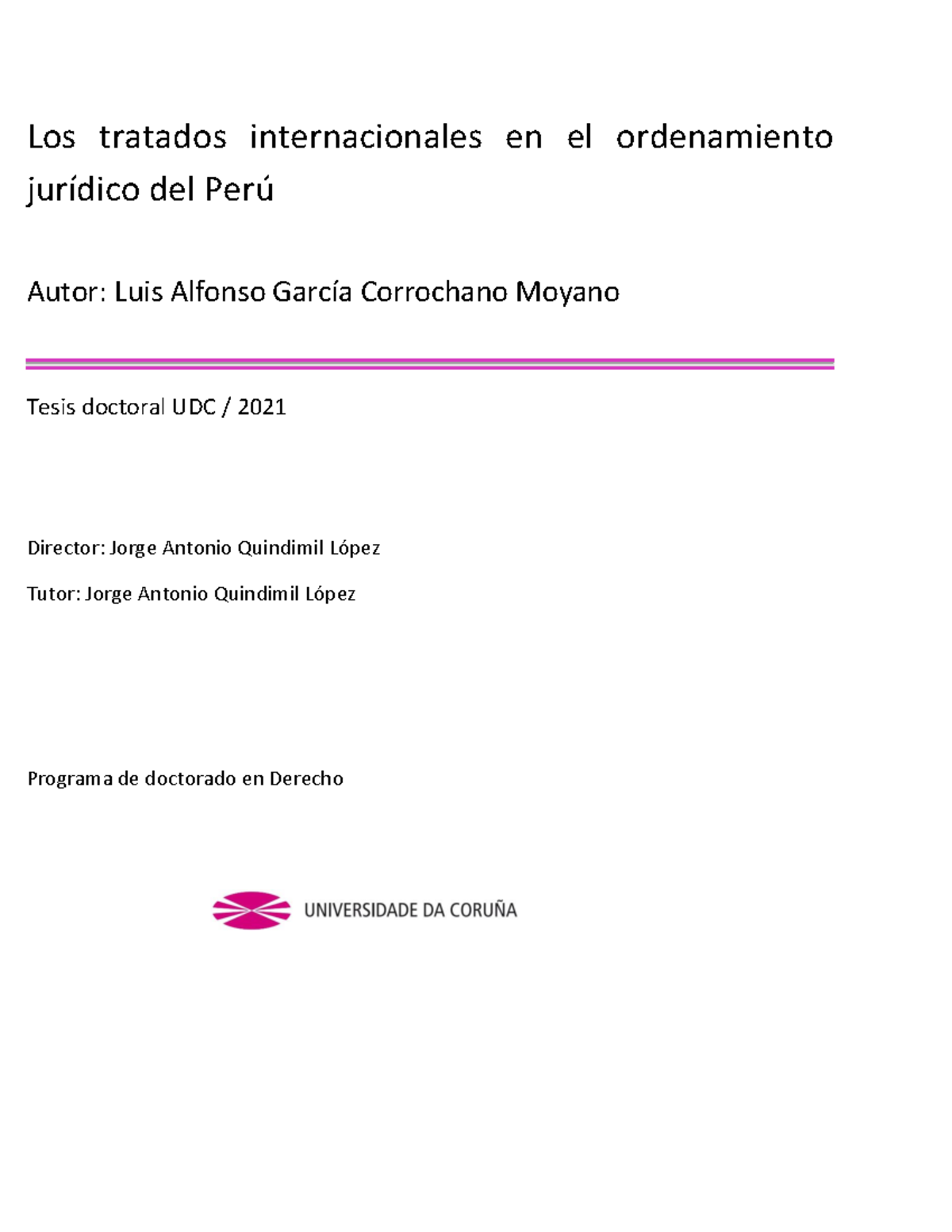 Garcia Corrochano Moyano Luis Alfonso TD 2021 - Los tratados ...