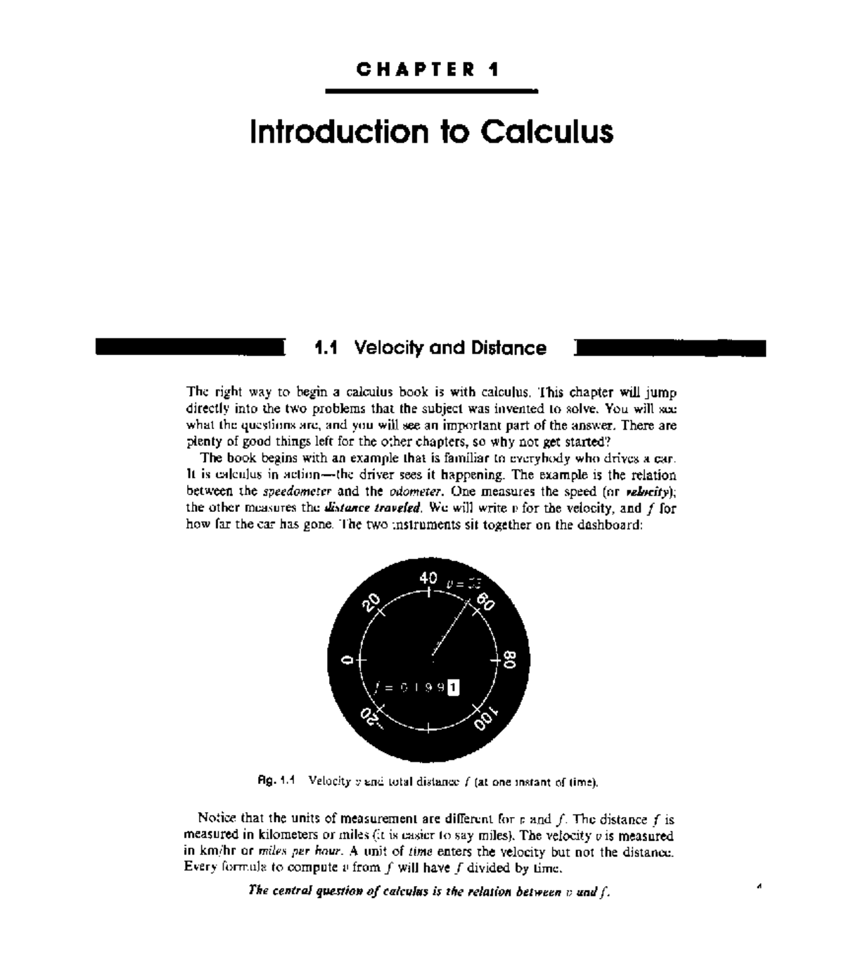 Introduction to Calculus - This chapter will jump directly into the two ...