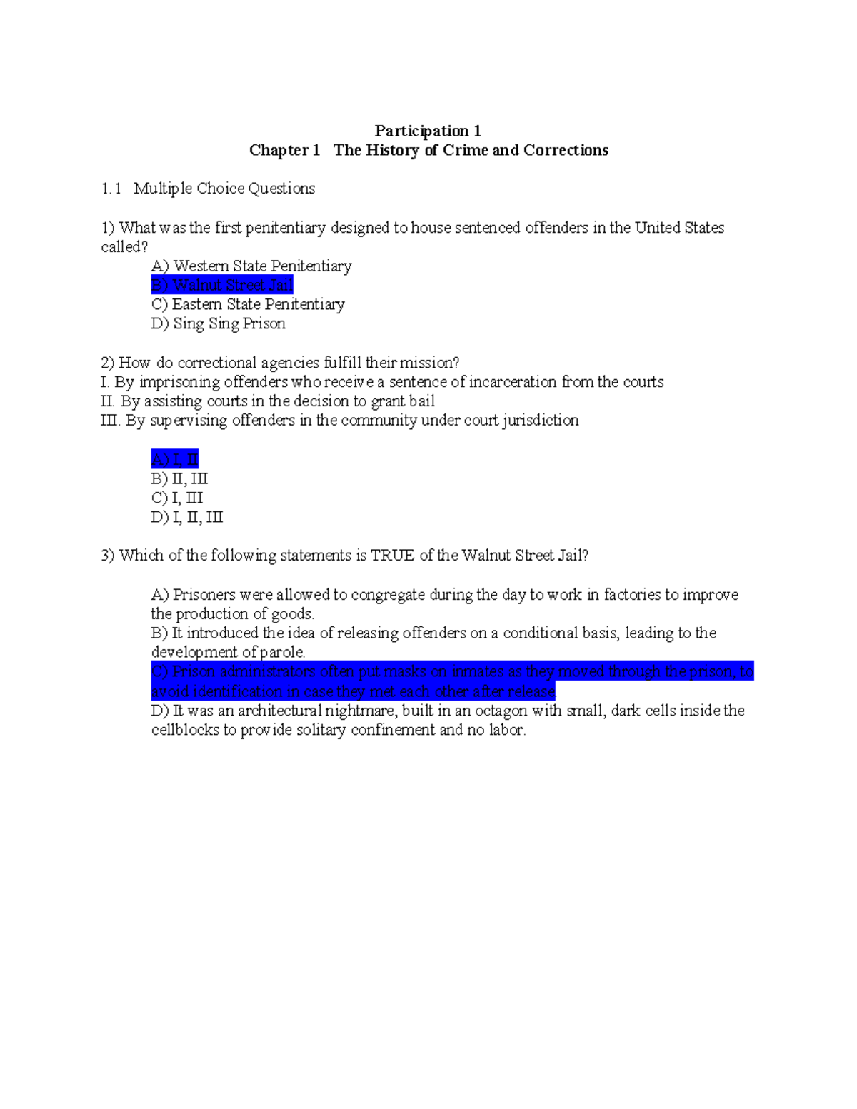 Chapter 1 - Participation 1 Chapter 1 The History of Crime and ...