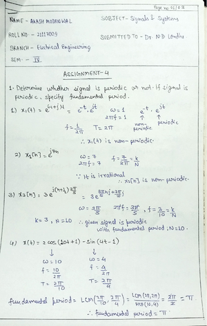 Signals Systems Theory - Comprehensive Theory with Solved Examples and Practice Questions ...