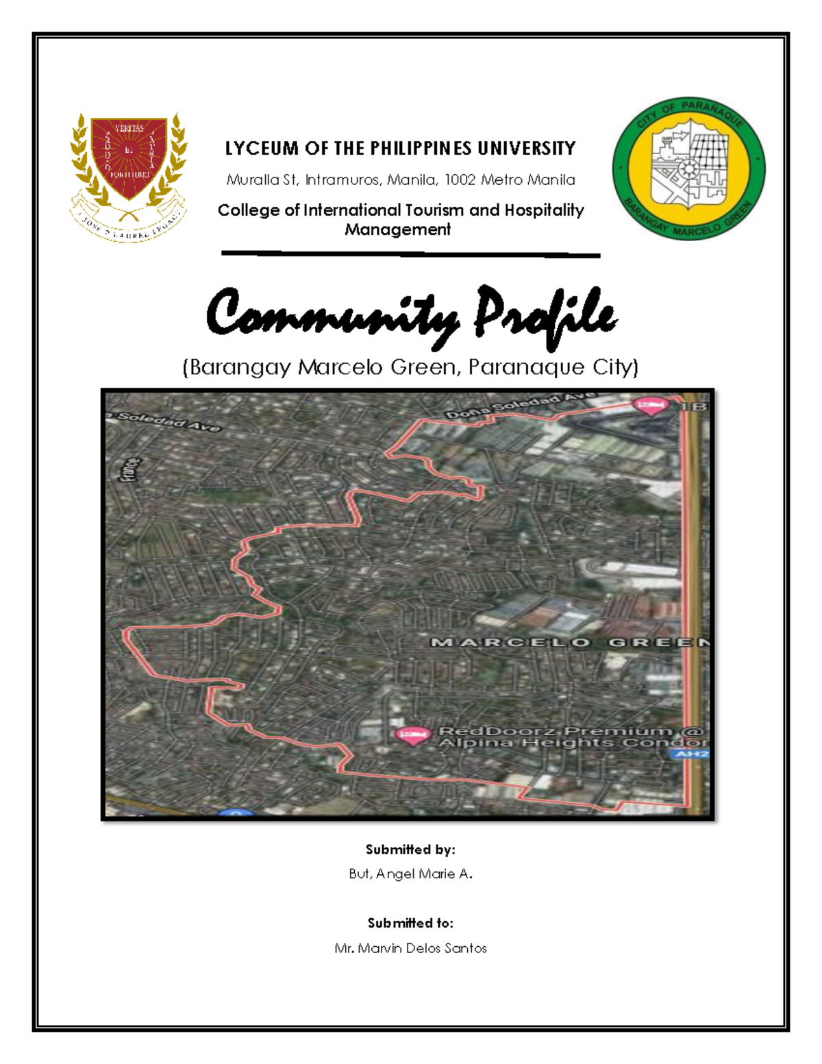 Community-profile - Mrooms Guide - LYCEUM OF THE PHILIPPINES UNIVERSITY ...