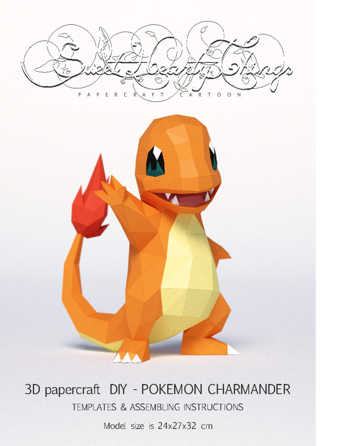 Pokemon Charmander.pdf · version 1 - 3D papercraft DIY - POKEMON ...