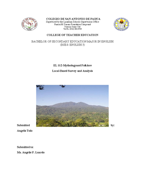 Revised- Module REED-2- Semifinals - COLEGIO DE SAN ANTONIO DE PADUA ####### Supervised by the ...