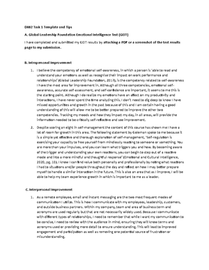 D079 - Working Template - Task 1 - D079 - Business Environment ...