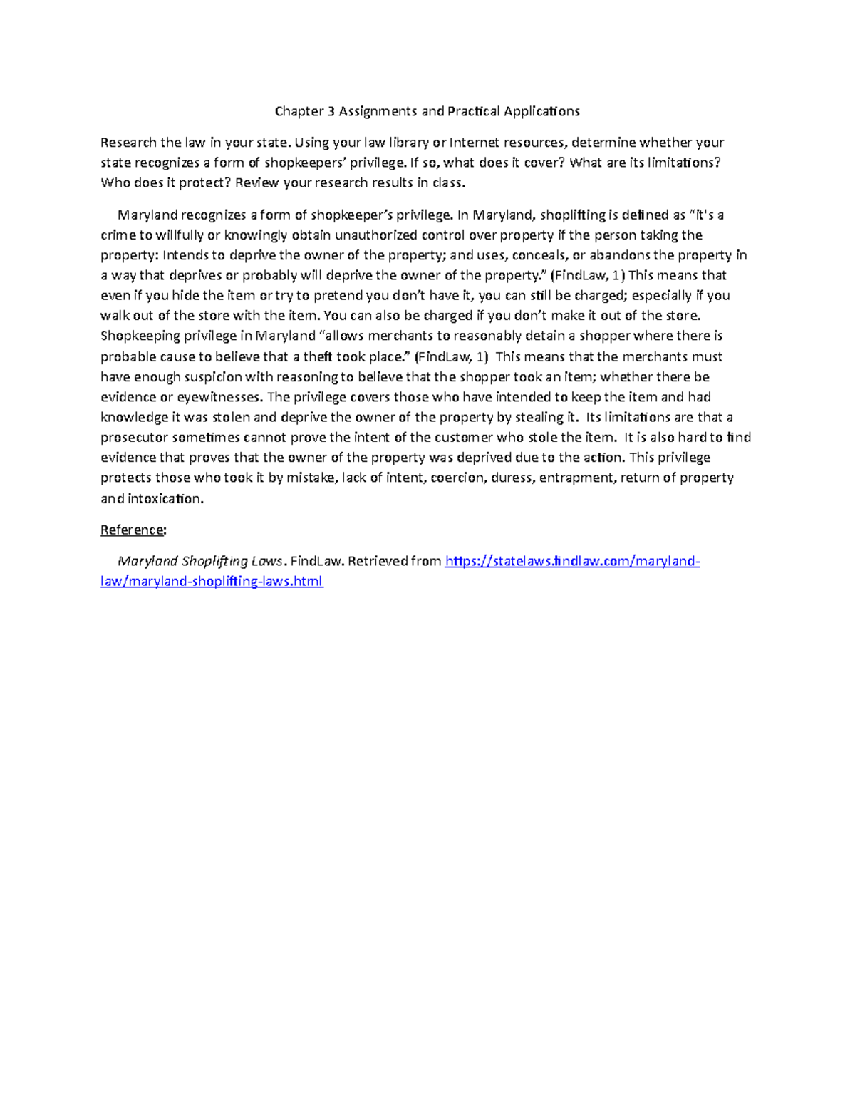 Chapter 3 Assignments and Practical Applications - Chapter 3 ...
