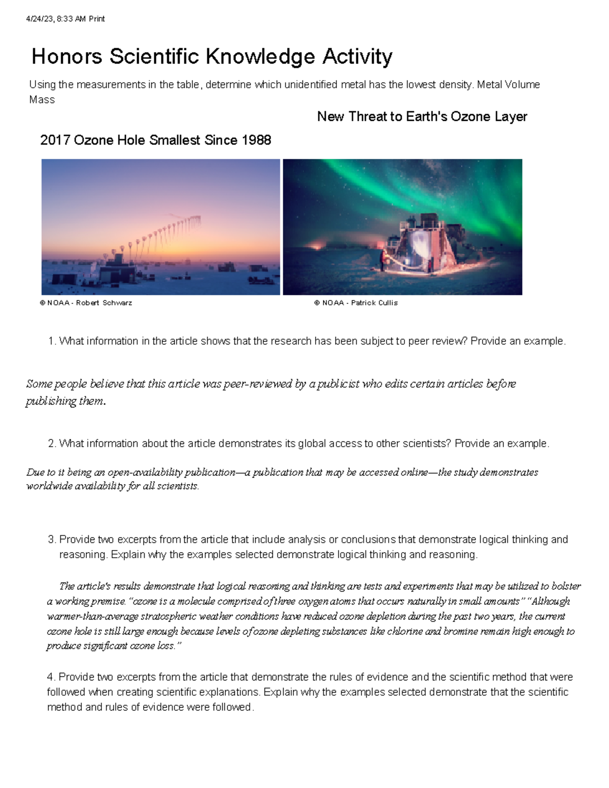 Honors Scientific Knowledge Activity - 4/24/23, 8:33 AM Print Honors ...