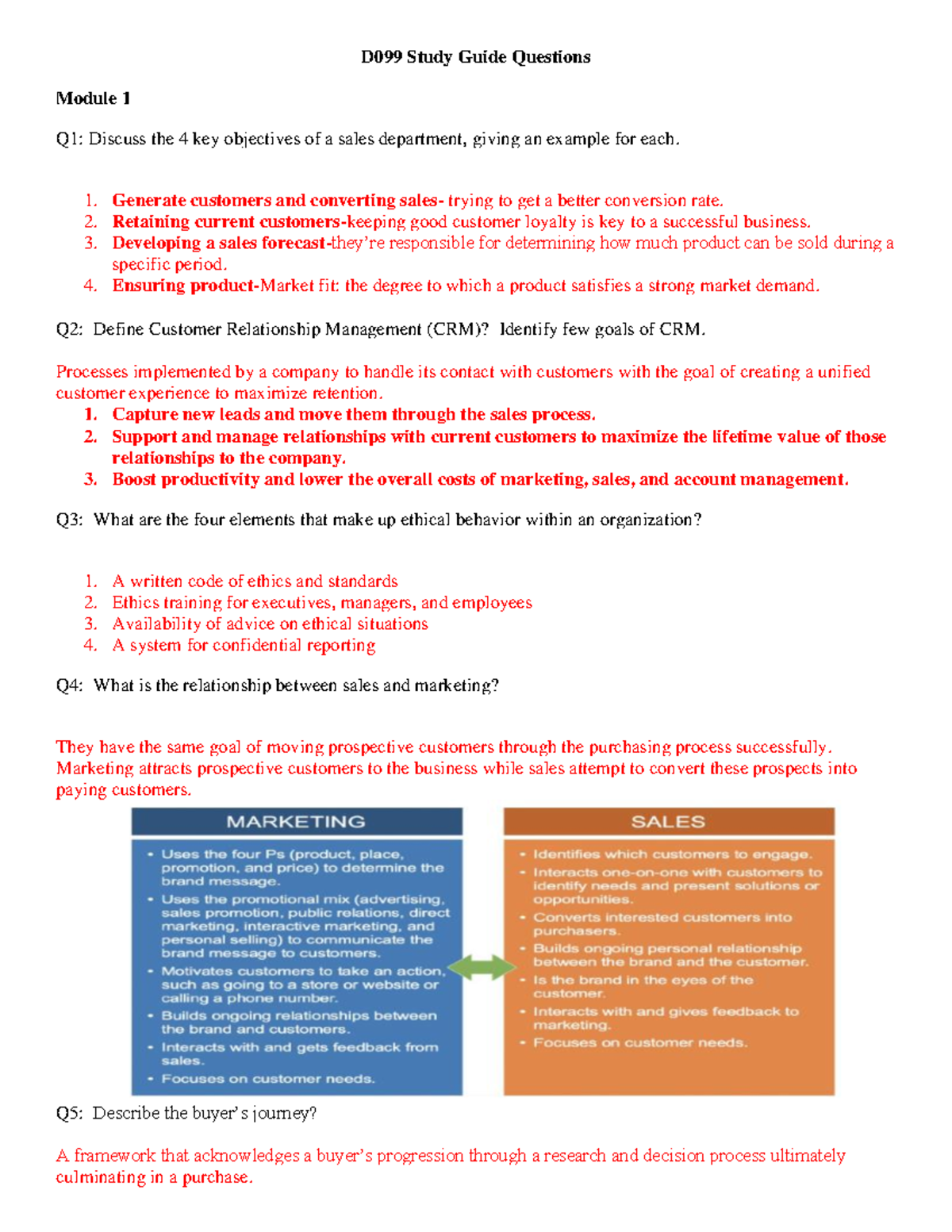 D099 Study Questions Expanded 6-2024 - D099 Study Guide Questions ...