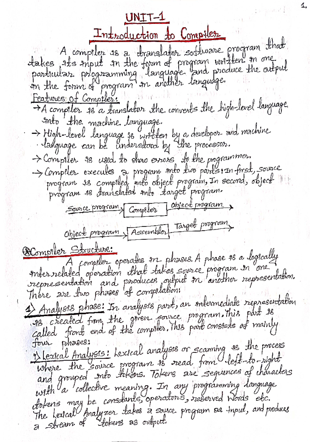 CDC UNIT-1 - CDC UNIT-1 - Bachelors in Science Computer Science - Studocu