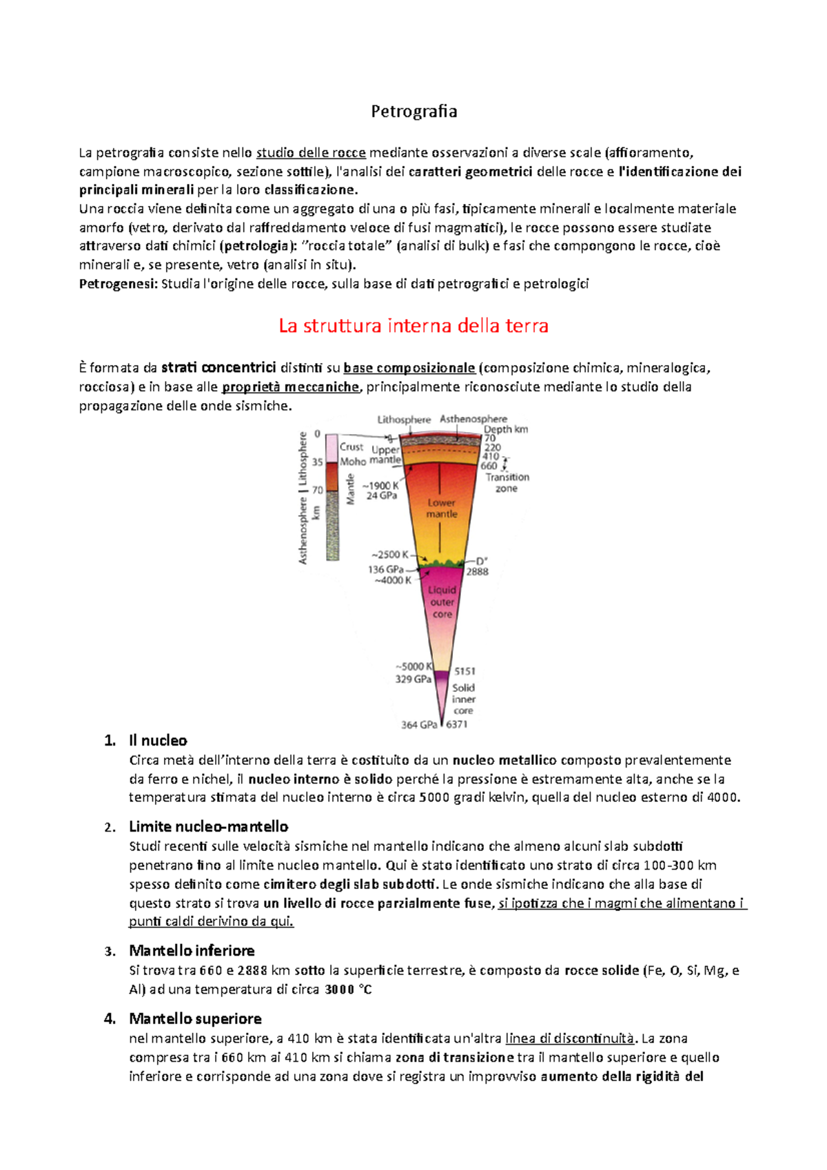 Petrografia - Una roccia viene definita come un aggregato di una o più ...