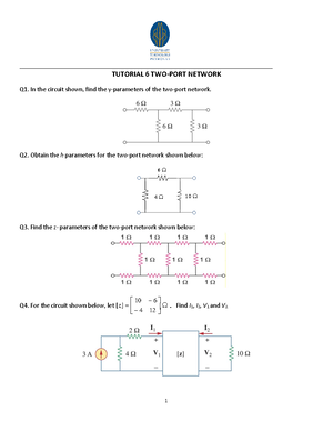 Tutorial 3 - Chapter 3 Network Analysis Question - - Studocu