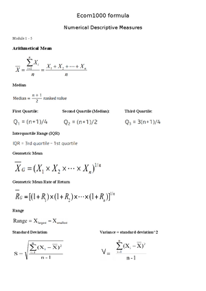 ECOM1000 Analytics for Decision Making Semester 1 2022 Bentley Perth Campus FO - Acknowledgement ...