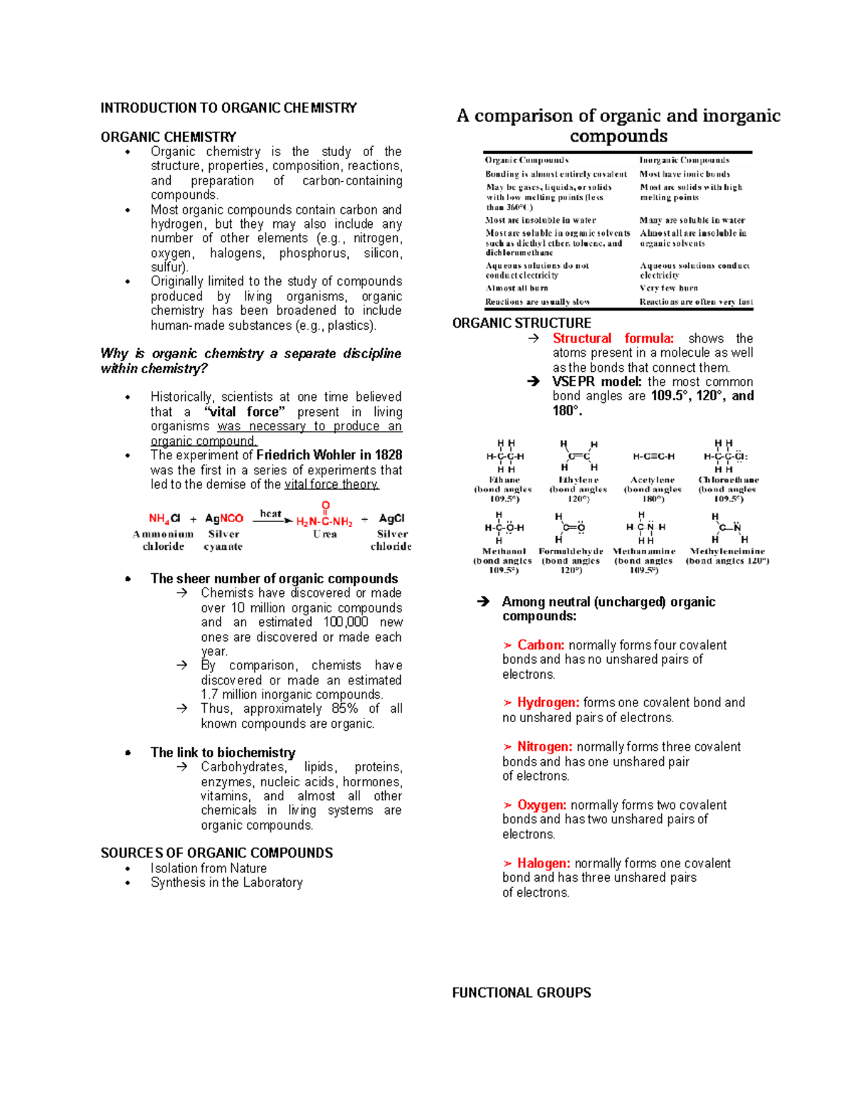 Introduction TO Organic Chemistry - INTRODUCTION TO ORGANIC CHEMISTRY ...