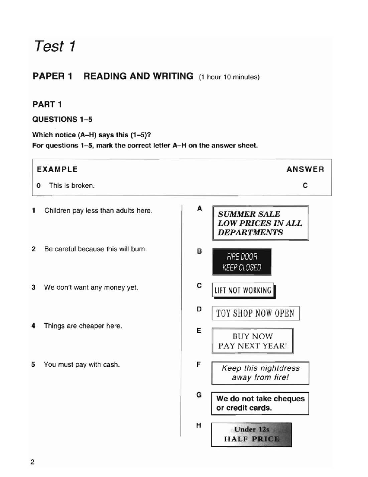 Reading Practice Tests - Tiếng anh - Studocu