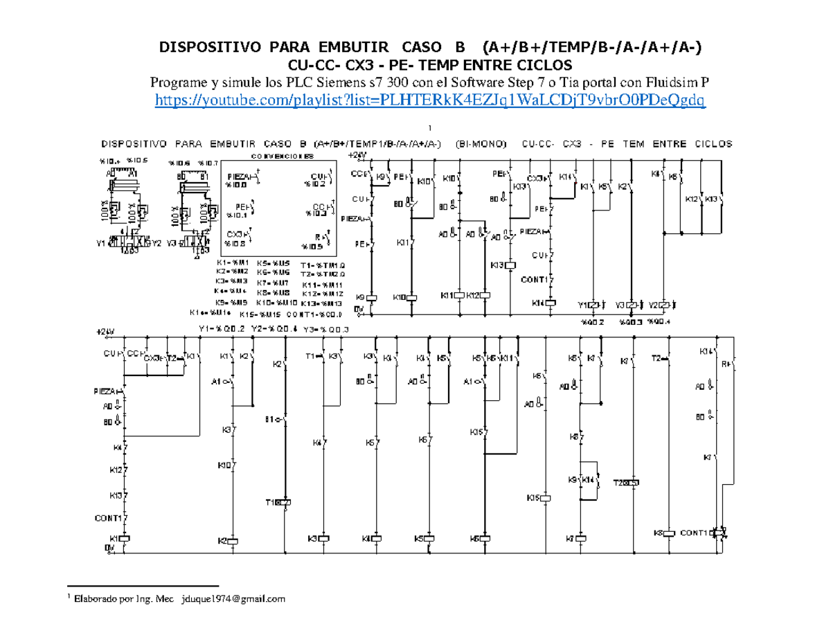 PLC Siemens S7 300 - Proyecto Dispositivo PARA Embutir - Ingenieria ...