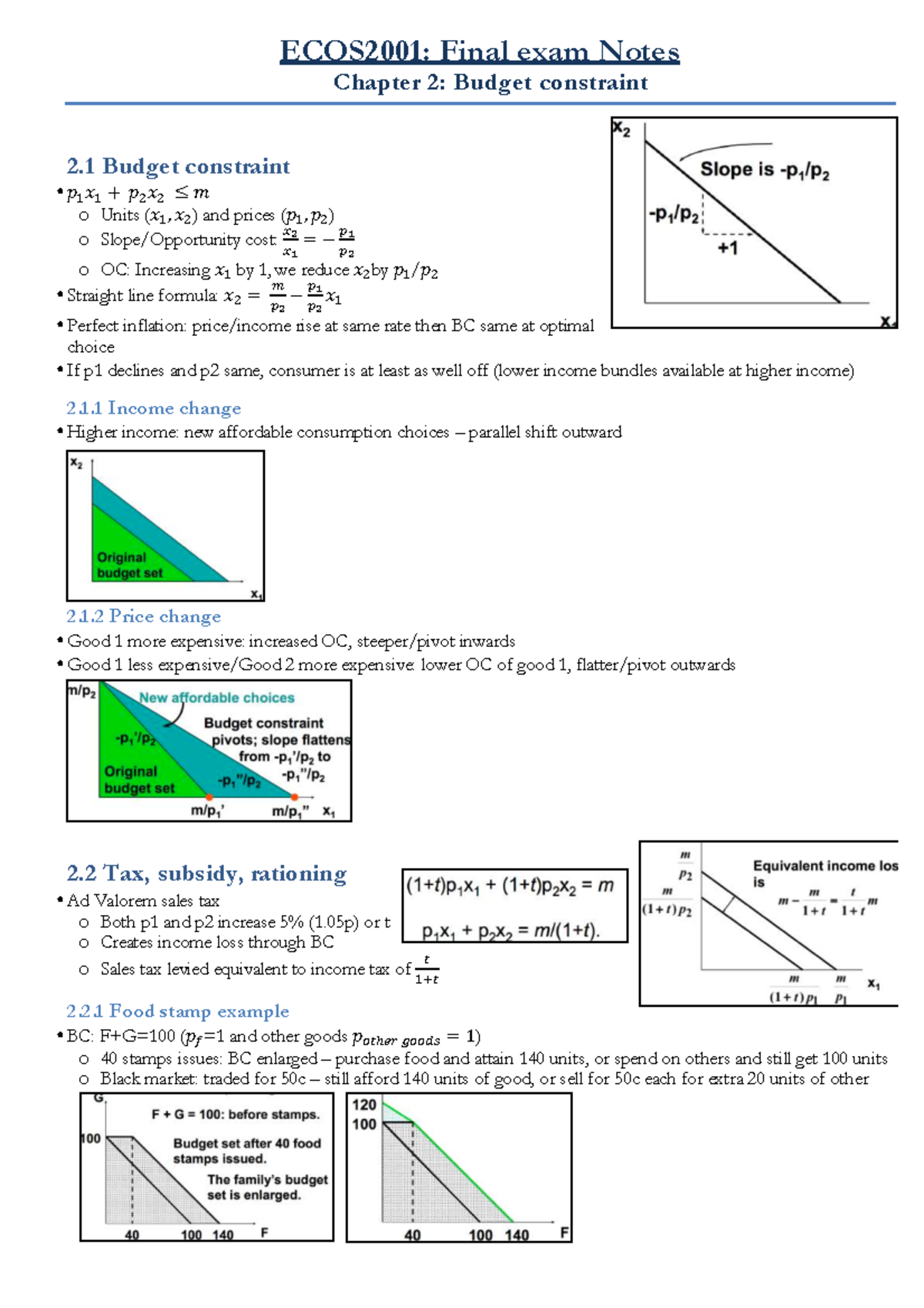 Ecos2001-hd-complete-in-depth-notes - ECOS2001: Final exam Notes ...