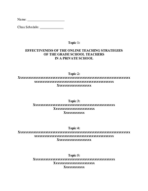 Sample Chapter 1 (Quantitative Research) - guide to writing your thesis ...