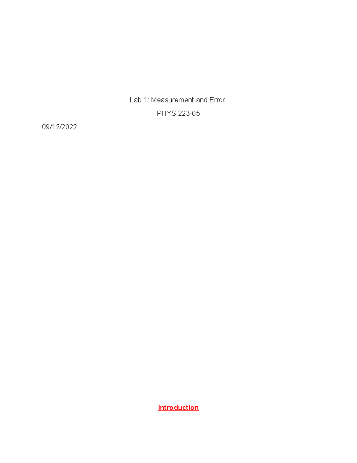 Phys 223 lab 1 - Isolate the variable by dividing each side by factors ...