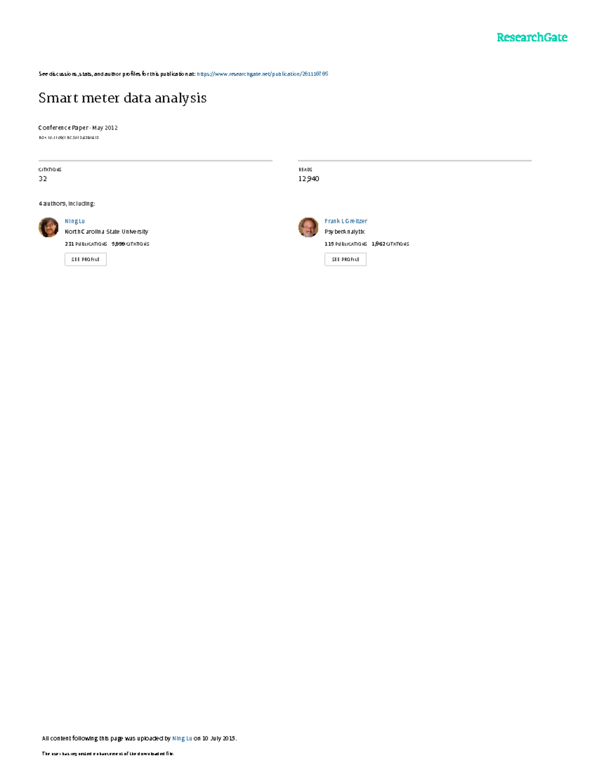smartmeterdataanalysis - See discussions, stats, and author profiles ...