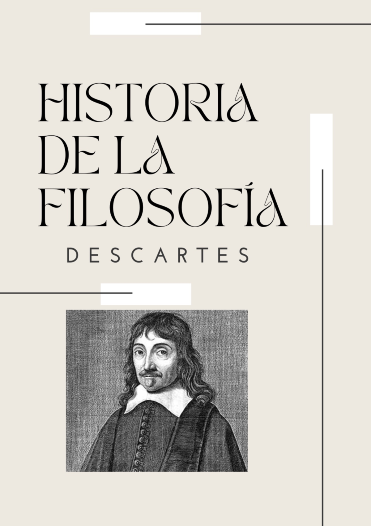 Filosofía de Descartes - I. CONTEXTO HISTÓRICO Descartes nació en la ...