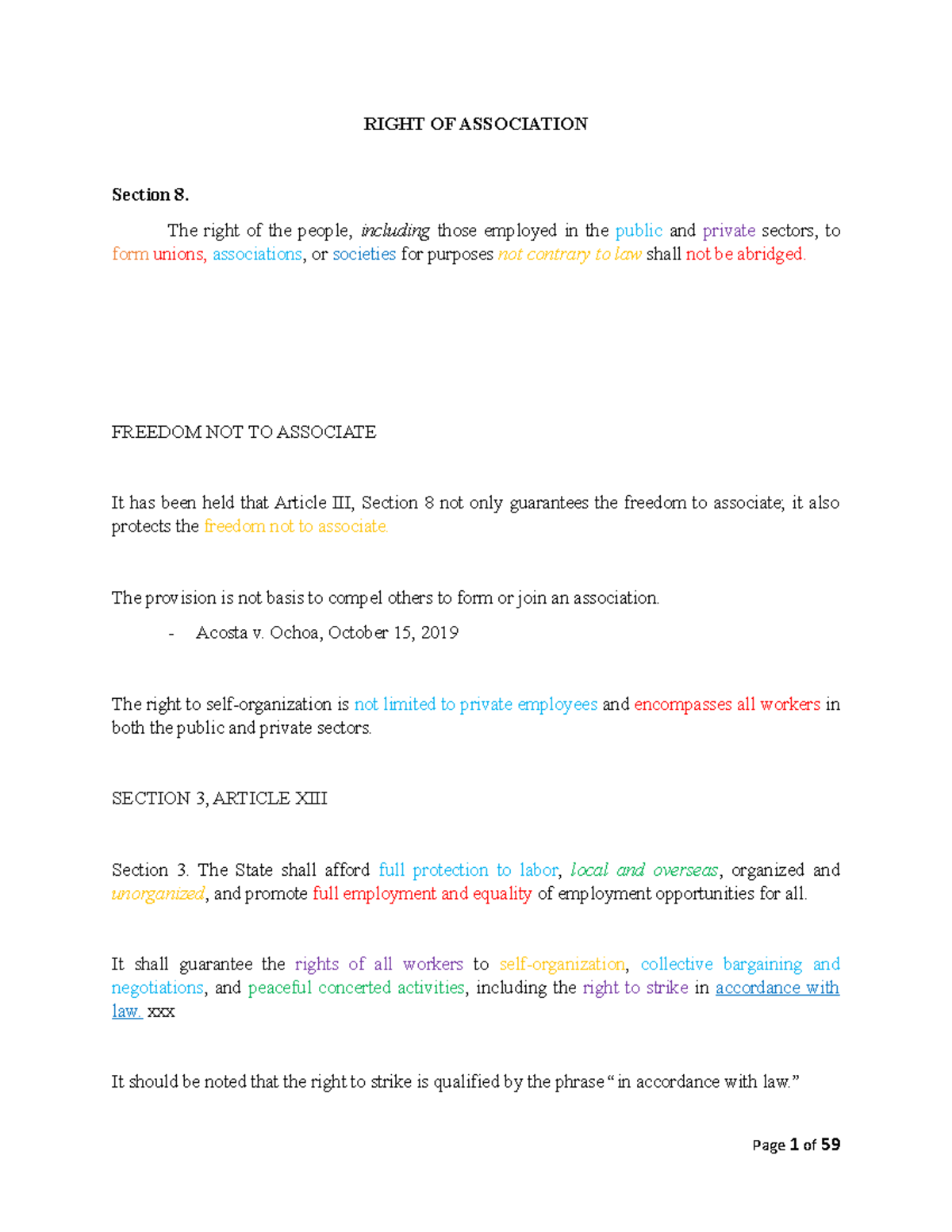 Right OF Association - happy birthday to you - RIGHT OF ASSOCIATION ...