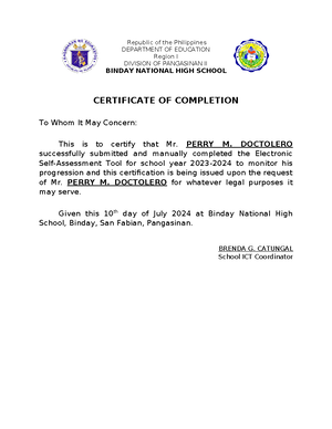 11 Serendiptiy HPTA Officers - Republic of the Philippines Region I ...