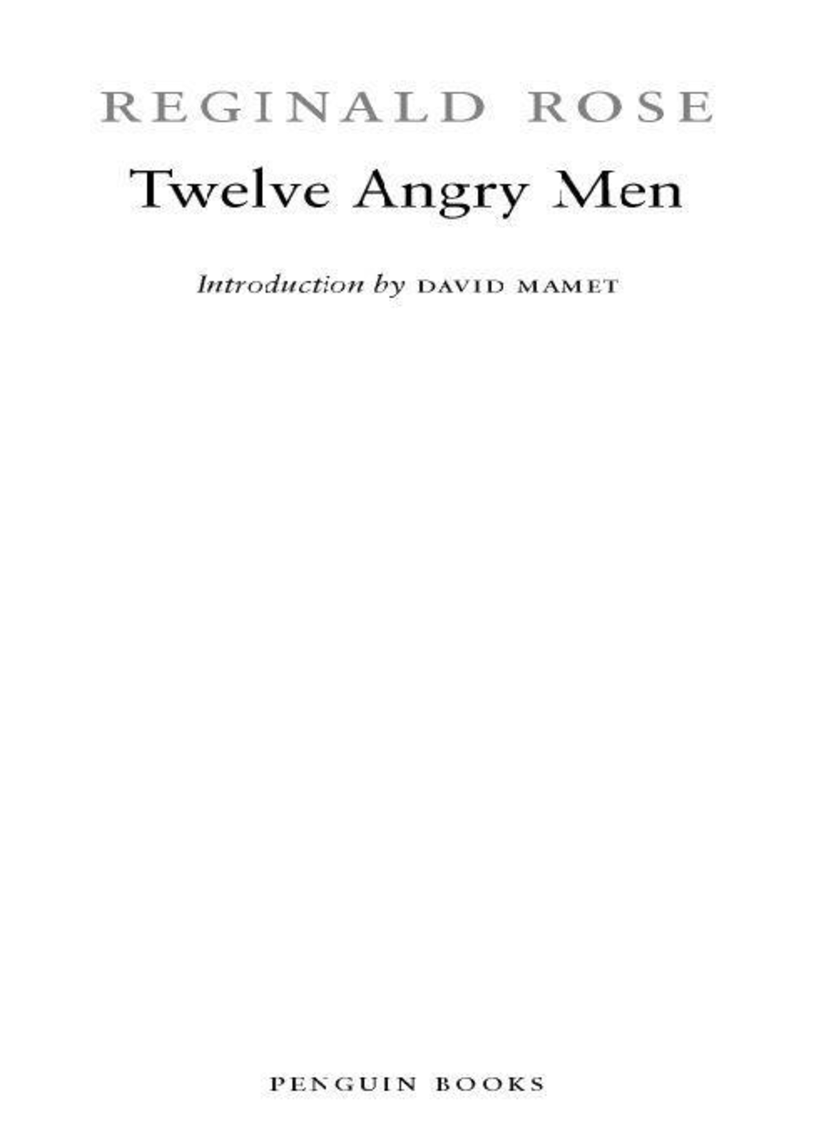 12 Angry Men Unit III Reading - Table of Contents Title Page Copyright ...