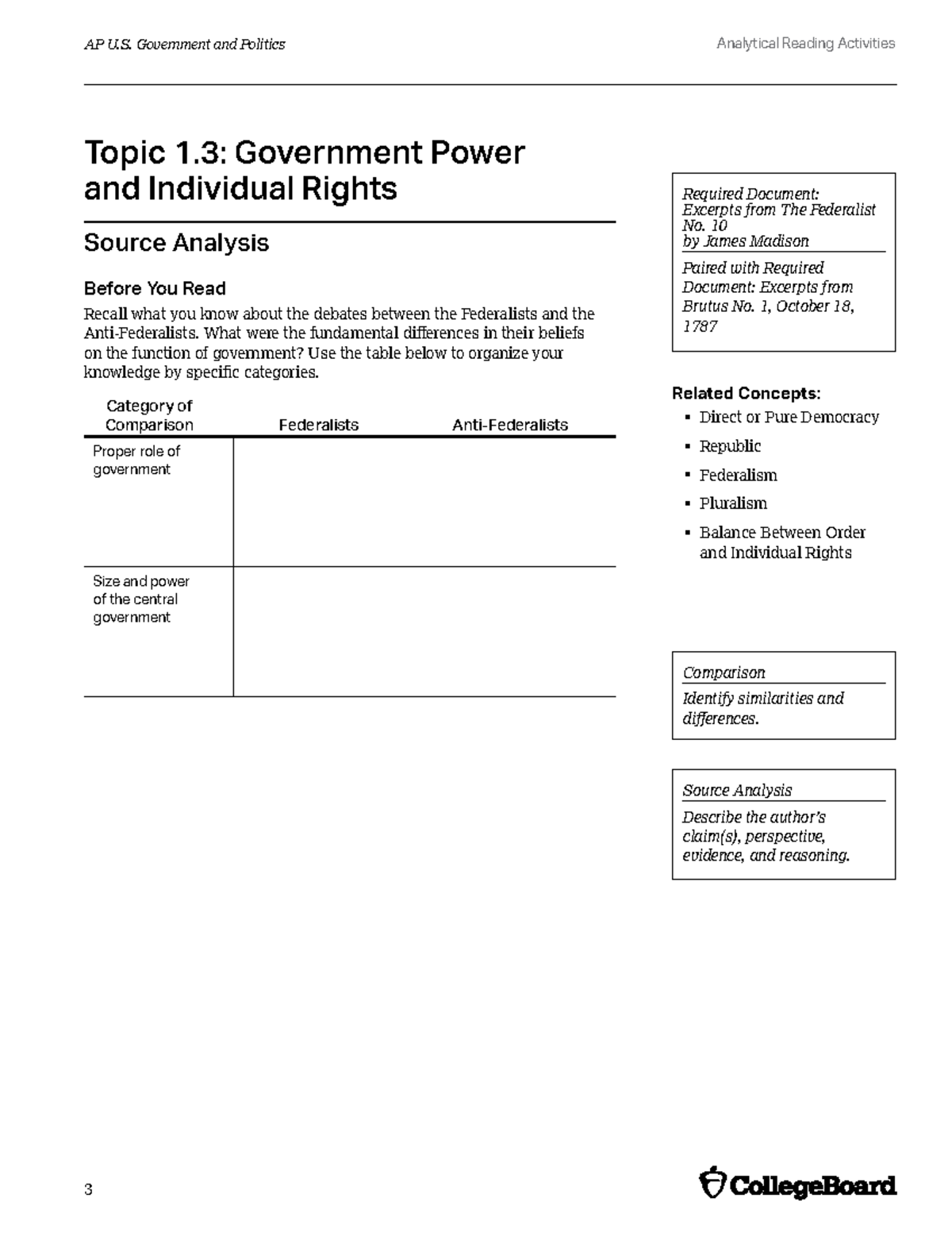Kami Export - Analytical Reading Fed10 Brutus 1 - Topic 1: Government ...
