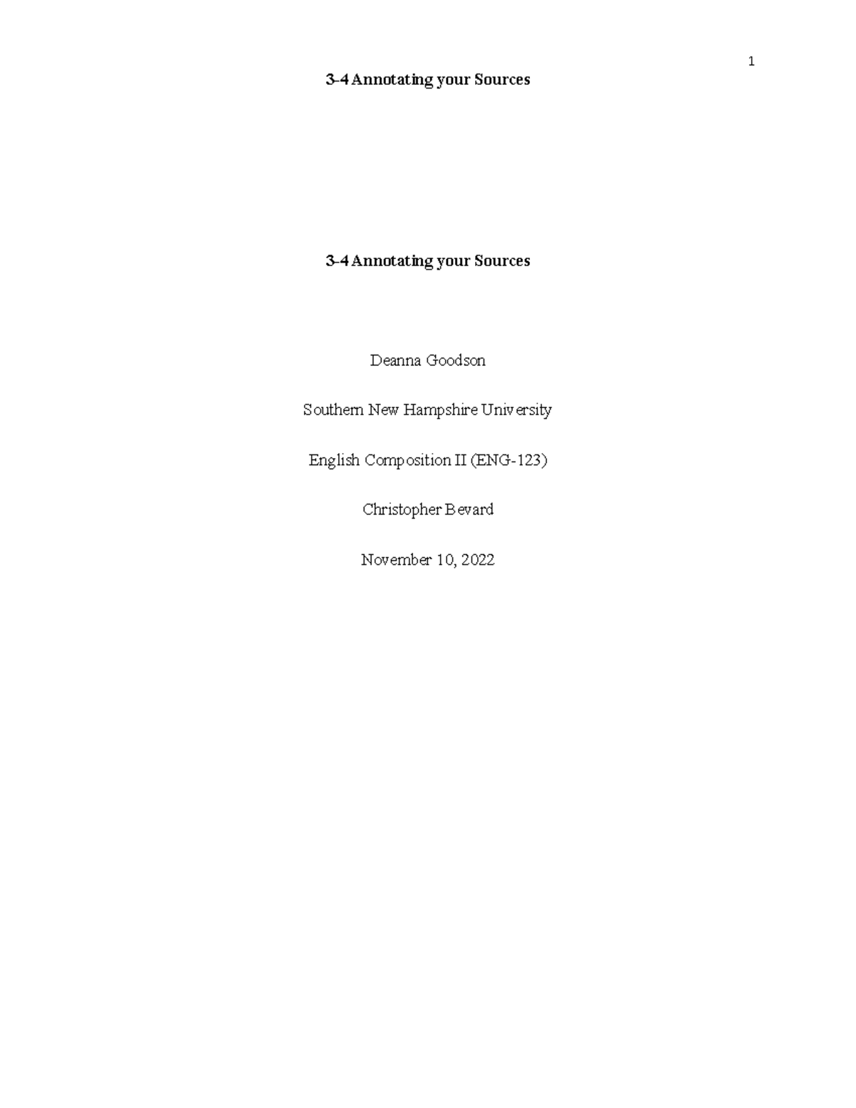 Eng2 3 4 Annotating Sources 3 4 Annotating Your Sources 3 4 Annotating Your Sources Deanna