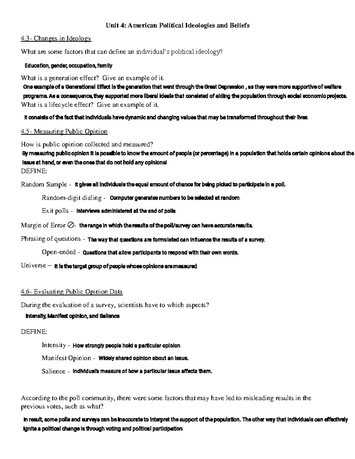 Mario Briseno - 4 - want now - Unit 4: American Political Ideologies ...