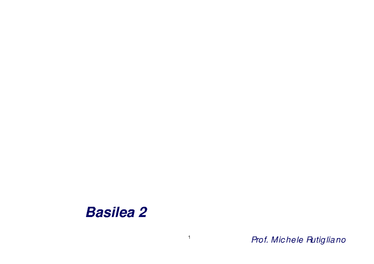 Matdid 161075 - Basilea e TUF/TUB - 1 Basilea 2 Pro f. Mic he le Rutig ...