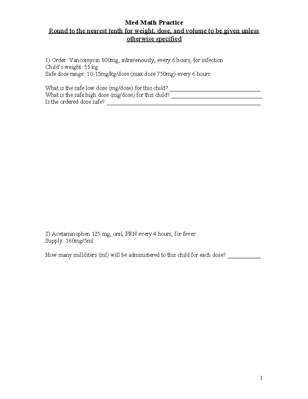 Studu med math practice for first class (2)-1 - Round to the nearest ...