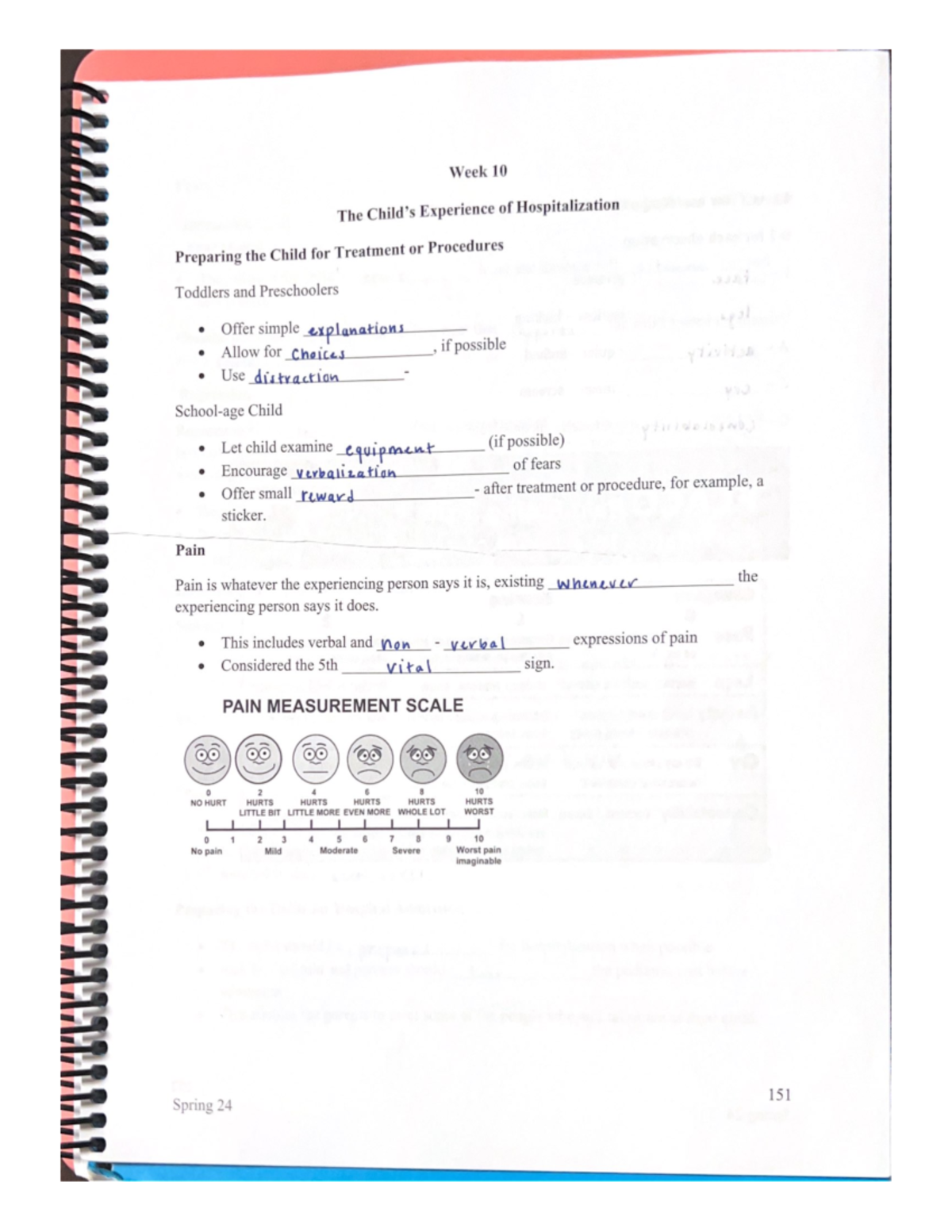Week 10 lecture - NUR 166 - Studocu