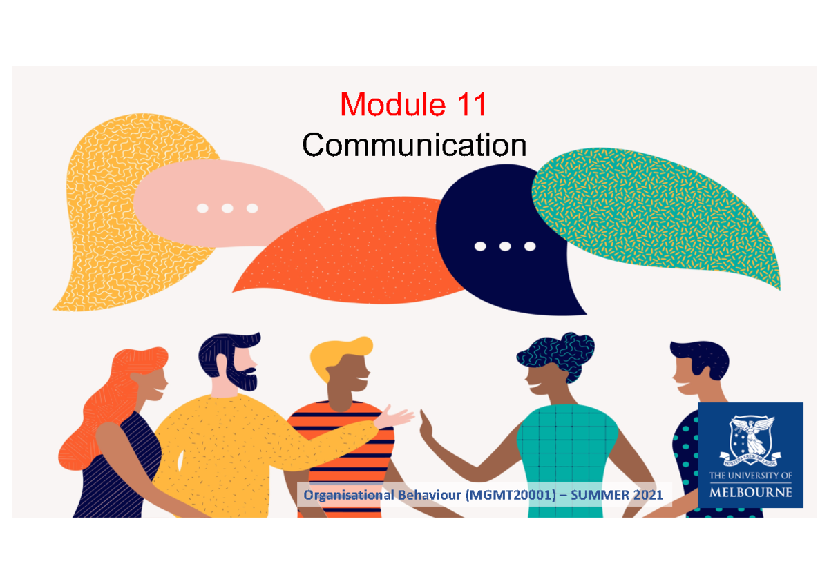 Module 11 - Communication - Module 11 Communication Organisational ...