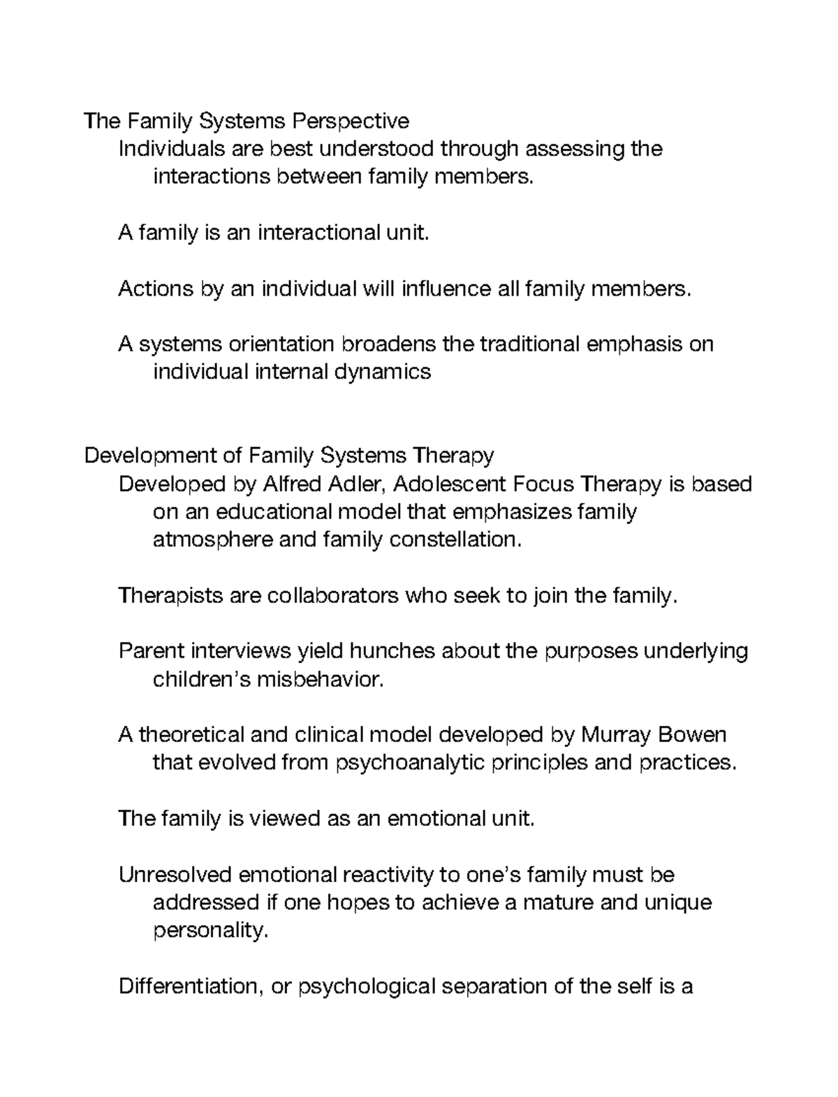 Family System Therapy - Dr. Deal - The Family Systems Perspective ...