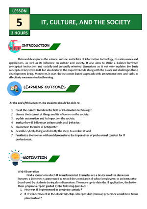 Human Computer Interaction 2-Module 1 Lesson 1 - COLLEGE OF INFORMATION ...