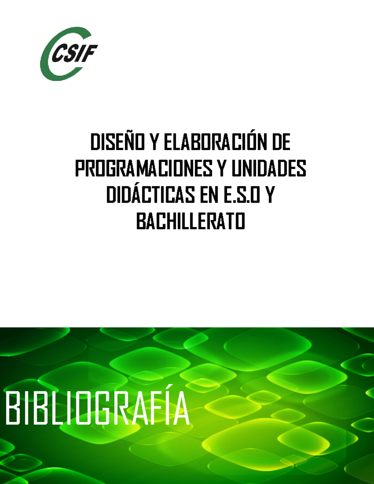 DiseñO Y ElaboracióN. BibliografíA - DISEÑO Y ELABORACIÓN DE PROGRAMACIONES Y UNIDADES ...