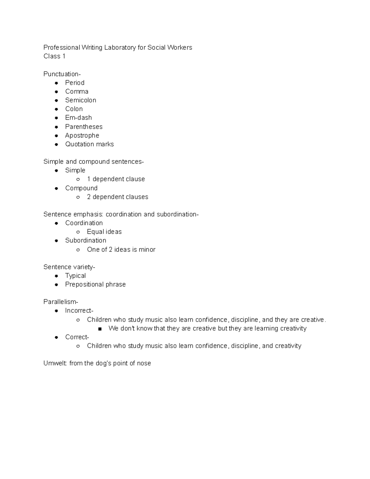 Class 1 2 Notes Professional Writing Laboratory For Social Workers class-1-2-notes-professional-writing-laboratory-for-social-workers