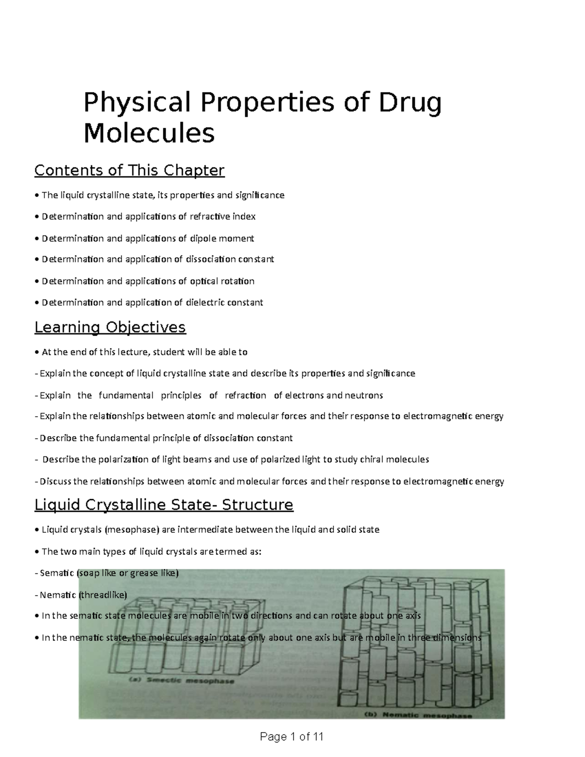 Chapter - 7 Physical Properties of Drug Molecules - Physical Properties ...