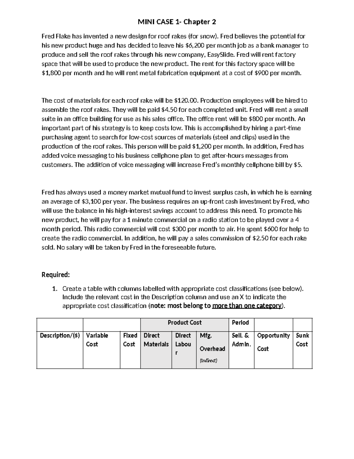 Mini Case 1 - Mini Case 1Mini Case 1Mini Case 1Mini Case 1Mini Case ...