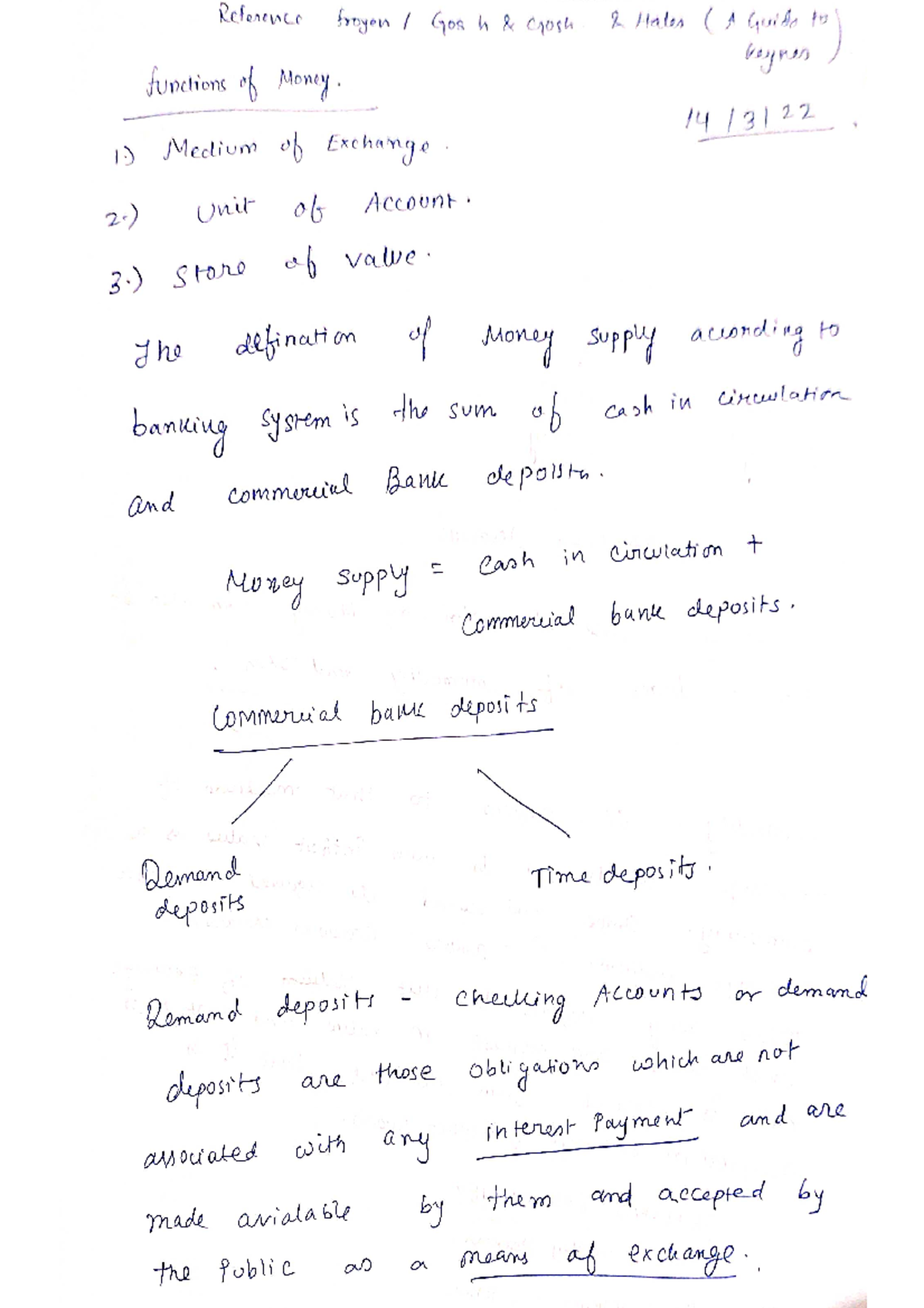 Keynesian Liquidity Preference - Macroeconomics - Studocu
