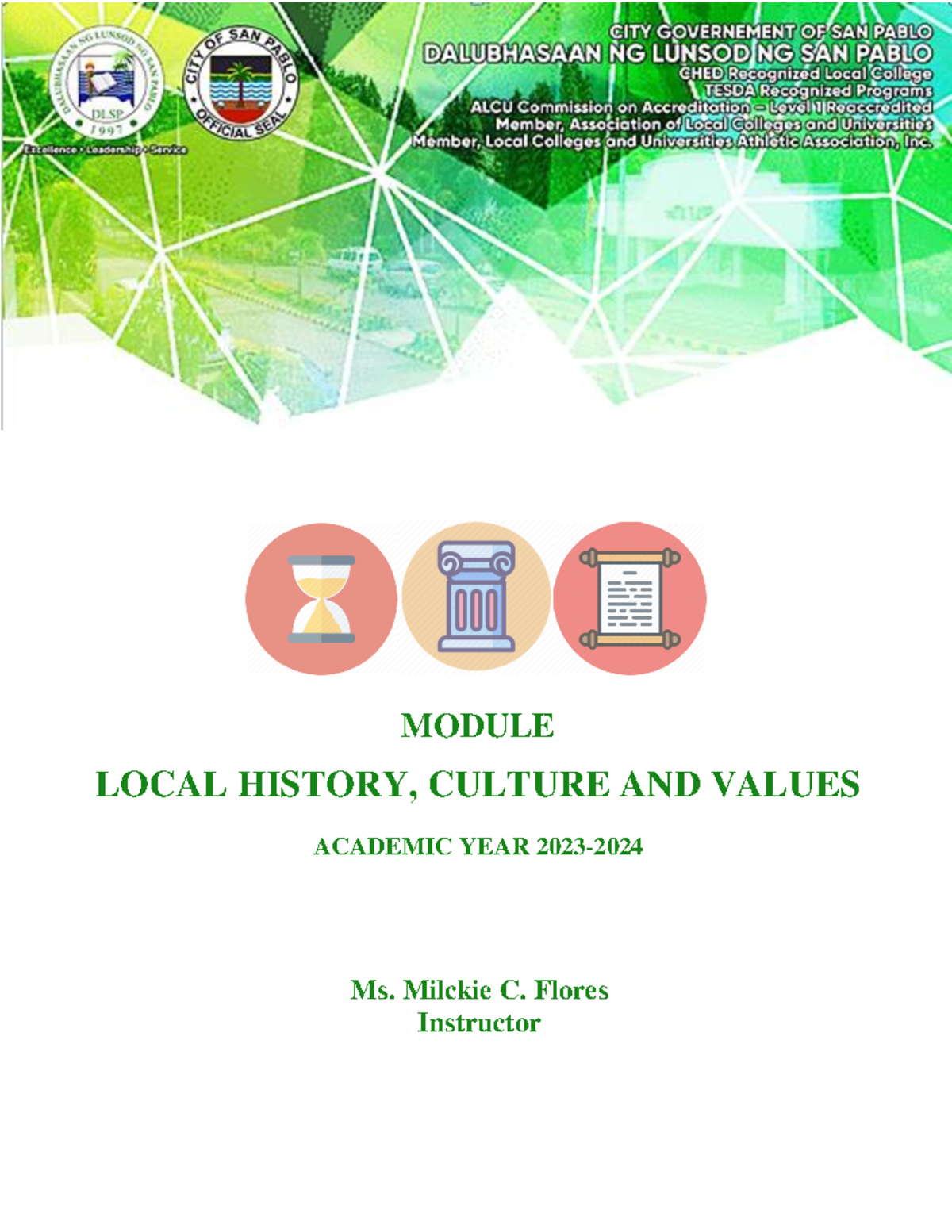Hometown Pre-History - LOCAL HISTORY, CULTURE AND VALUES MODULE ...