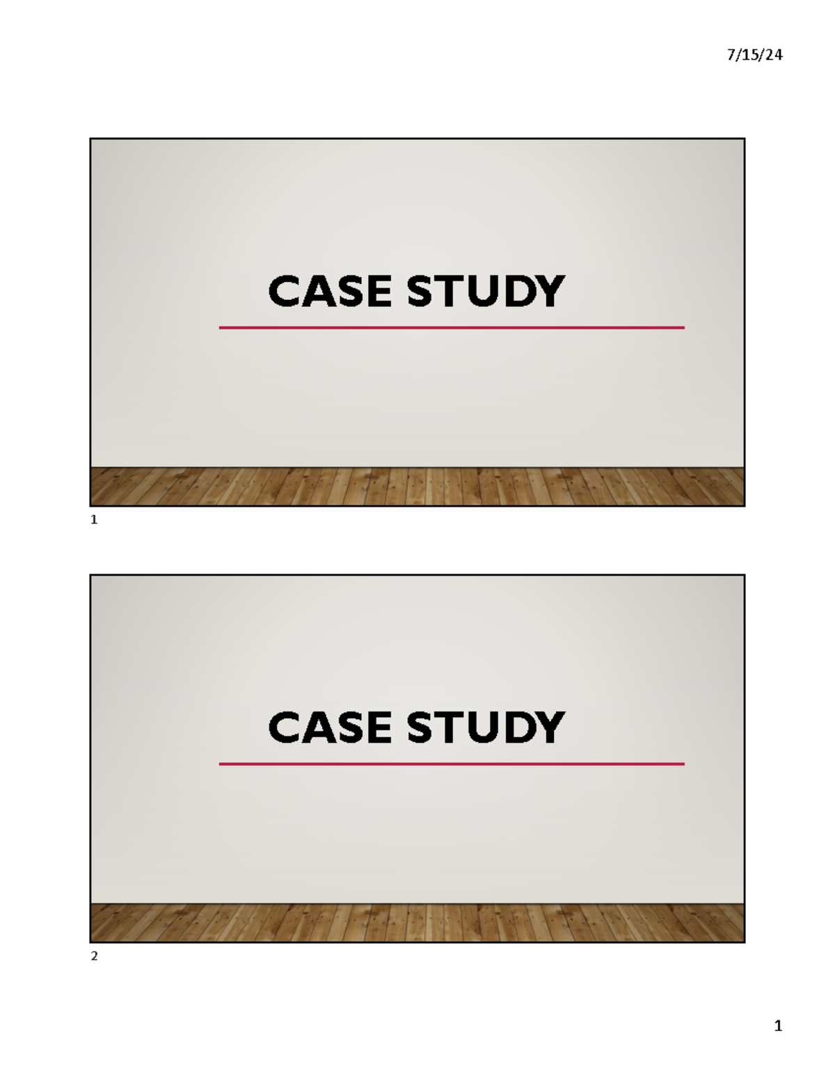 Nursing Case Studies Guide for Students (NCMA 113) FUNDAMENTALS OF ...