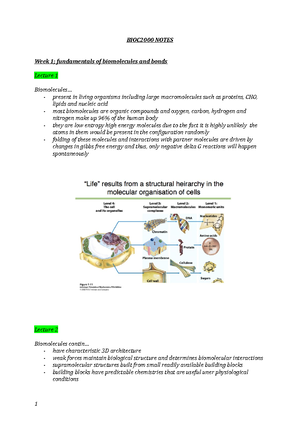 BIOC2000 Readings - Pre-reading or Recommended reading from Lehninger ...